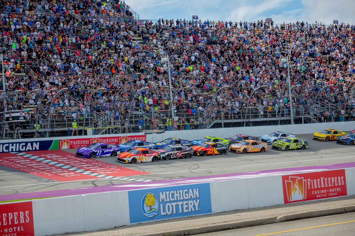 NASCAR Cup Series Michigan Monday Restart Lineup - Seriously Fast ...